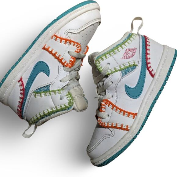Nike | Shoes | Nike Air Jordan Mid Se Multi Knit Baby Shoes Size 9c ...